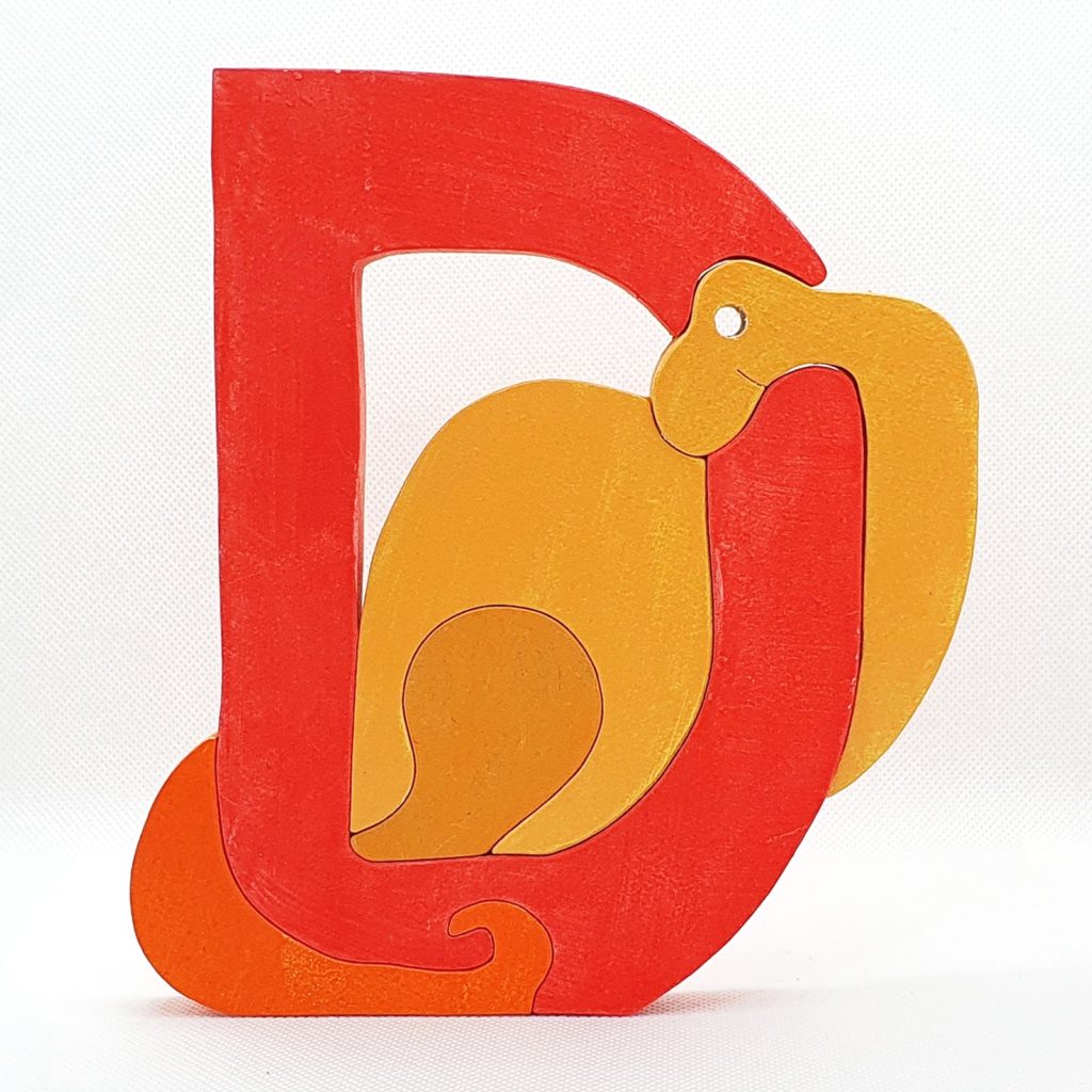 D comme DINOSAURE - Atelier Chantournage Isa